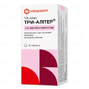 Аналоги препарату Три-Алітер таблетки 4 мг/1,25 мг/5 мг , 30 шт.- в ...